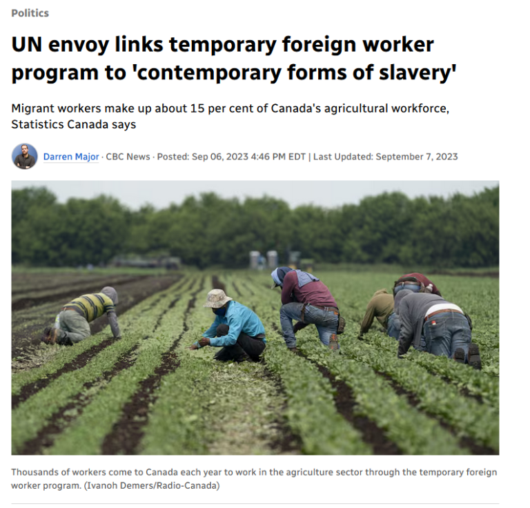 “Contemporary forms of slavery”: UN report – learn.cupe